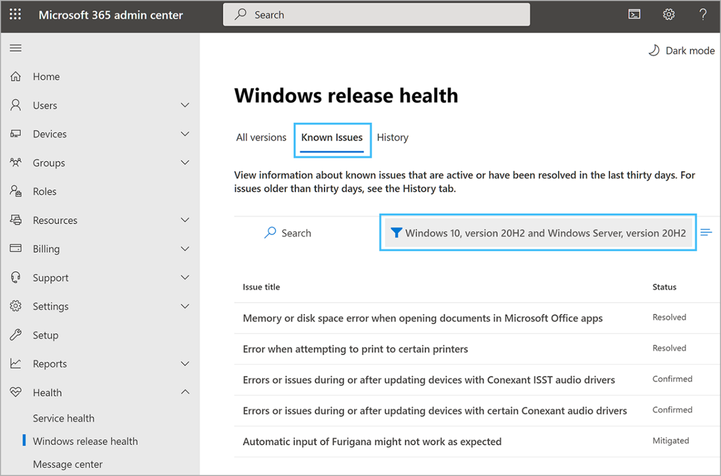 How the Windows Release Health Dashboard in Microsoft 365 enables ...